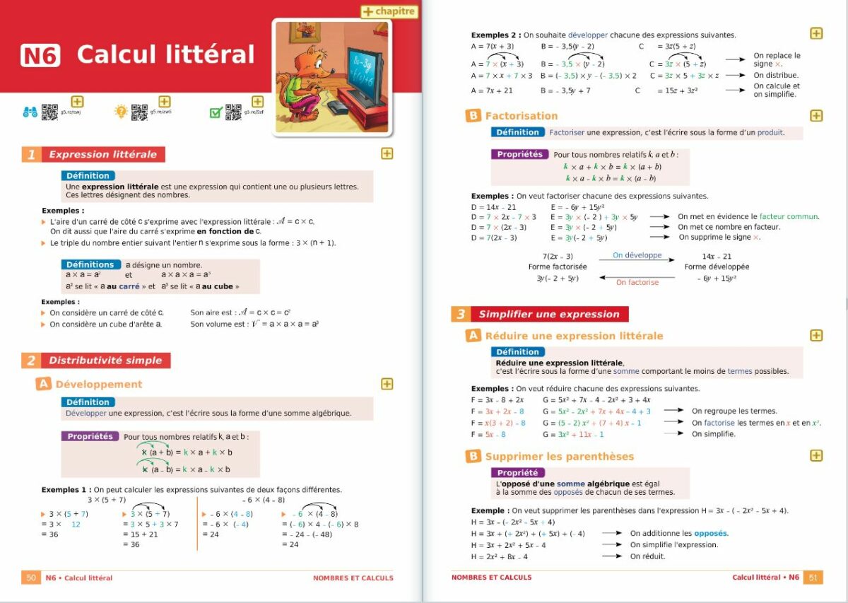 Les Cahiers-Manuels iParcours Maths - Collège